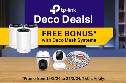 Bonus Tapo Products with selected TP-Link Deco Mesh Systems