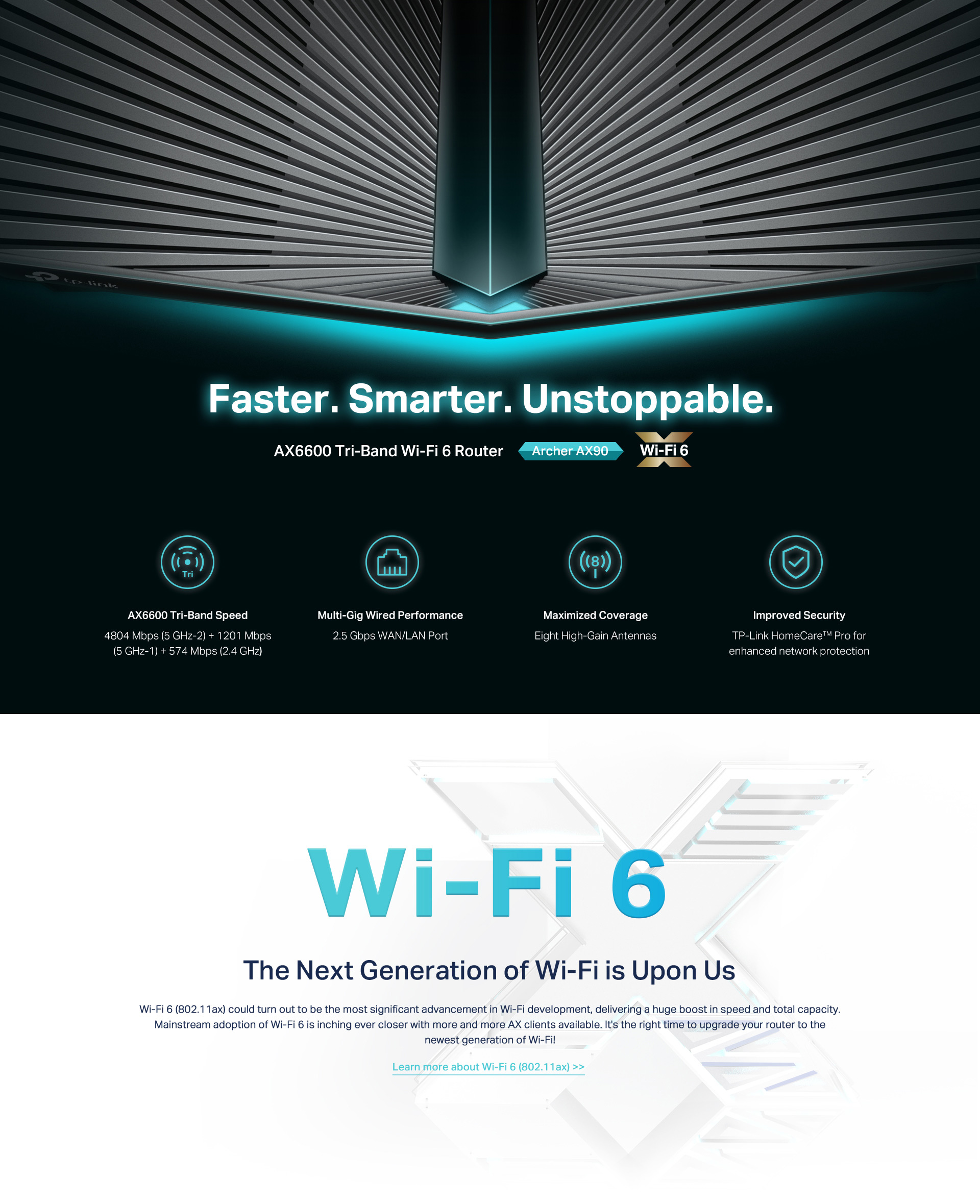Archer AX90 | AX6600 Tri-Band Wi-Fi 6 Router | TP-Link Deutschland