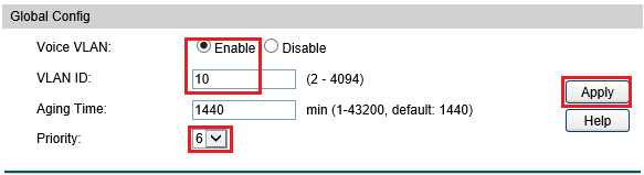 Voice_VLAN_T2600G